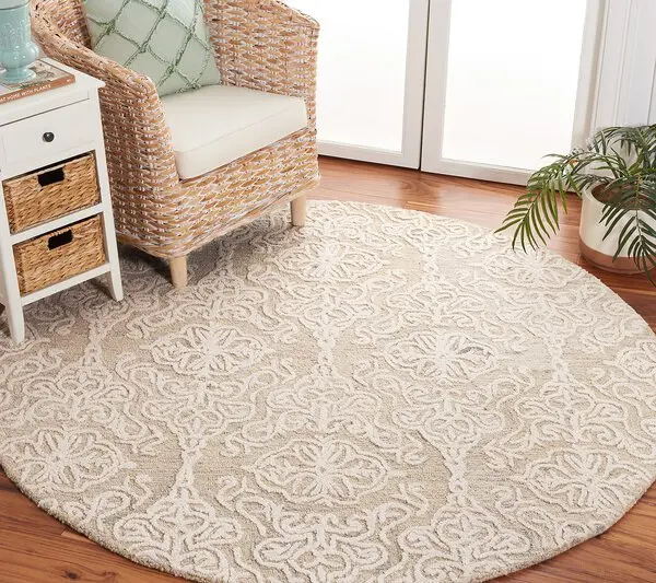 SAFAVIEH Blossom 112 Series 6' X 6' Round - One-color