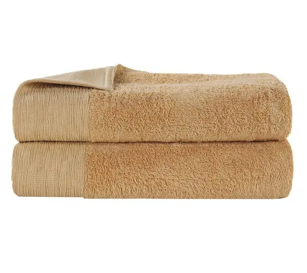 SUPERIOR Rayon Made From Bamboo Solid Bath She T Set Of 2