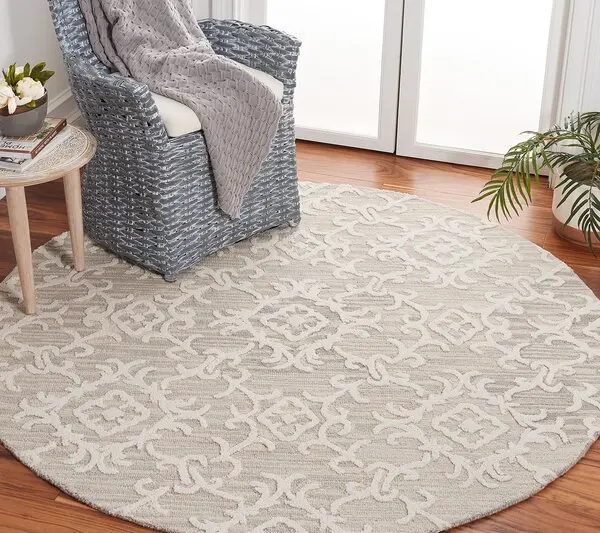 SAFAVIEH Blossom 104 Series 6' X 6' Round - One-color