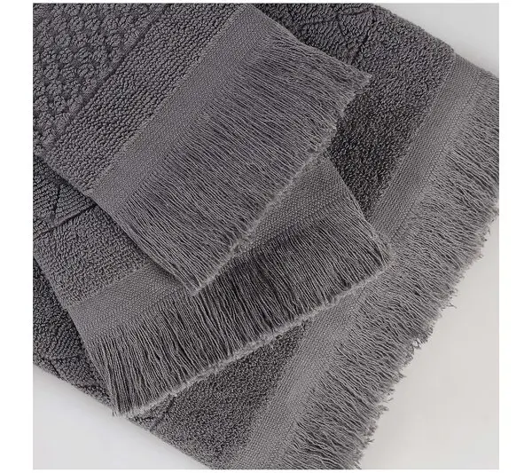 SUPERIOR Rolla Cotton Geometric Jacquard 9 Piec E Towel Set