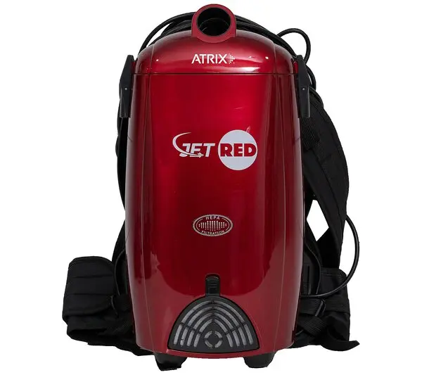 ATRIX Jet Red Hepa Backpack Vacuum - One-color