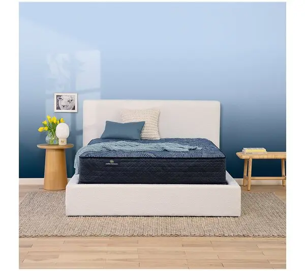 SERTA Cobalt Calm 12' Extra Firm Mattress Set Win Xl - One-color