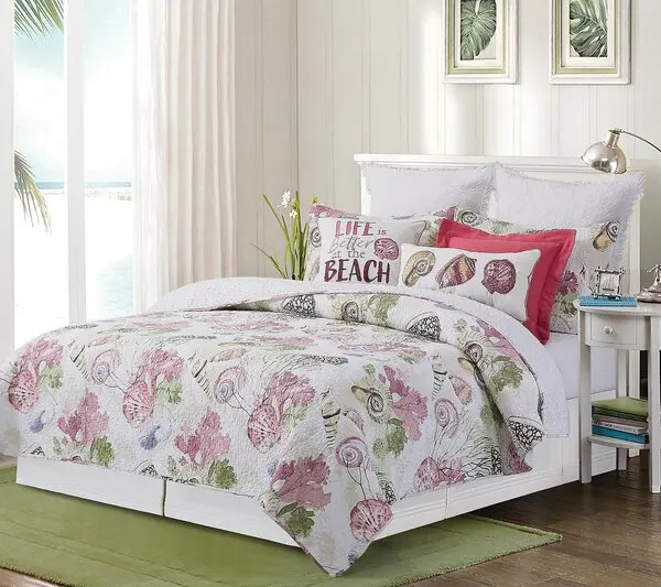 VALERIE PARR HILL Vilano Bay King Quilt Set Valerie - One-color