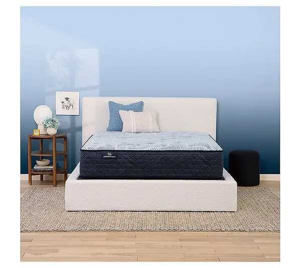SERTA Blue Lagoon Nights 13.5' Plush Mattress S T -cal King - One-color