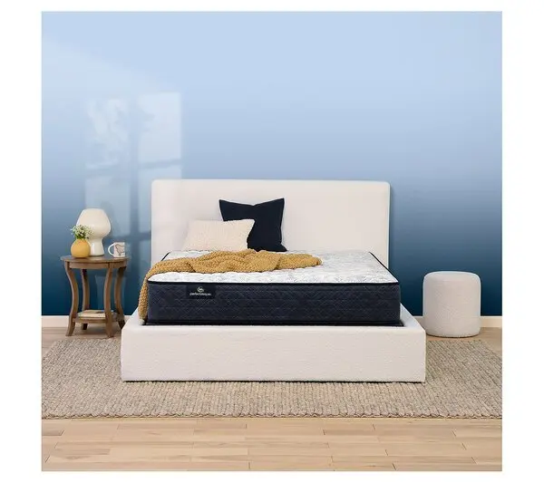 SERTA Adoring Night 10.5' Firm Mattress Set -tw N - One-color
