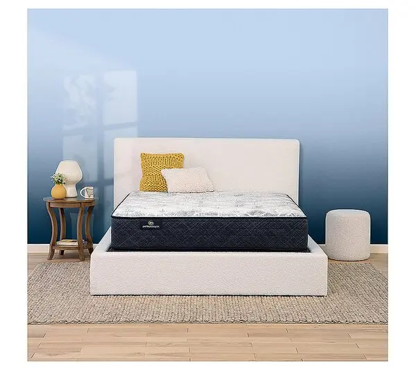 SERTA Adoring Night 10.5' Plush Mattress Set -f Ll - One-color
