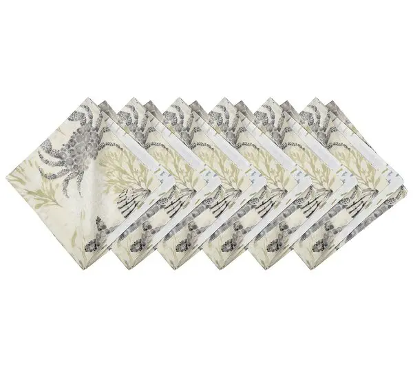 VALERIE PARR HILL Cannon Beach Napkin Set Of 6 Valerie - One-color
