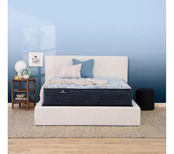 SERTA Blue Lagoon Nights 13.5' Medium Mattress Et -king - One-color