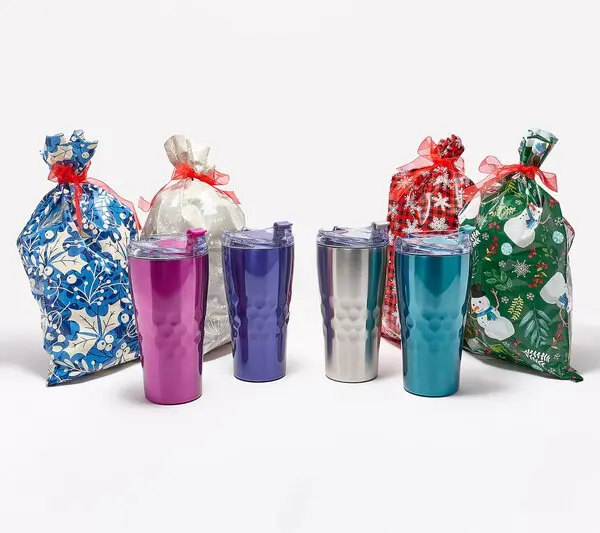 PRIMULA Set Of 4 Insulated 20-oz Tumblers