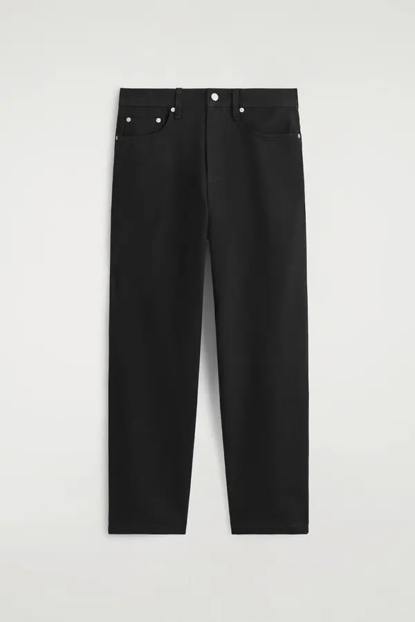 Cos Dome Straight-leg Jeans - Black