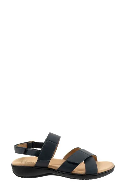 Trotters River Slingback Sandal - Navy