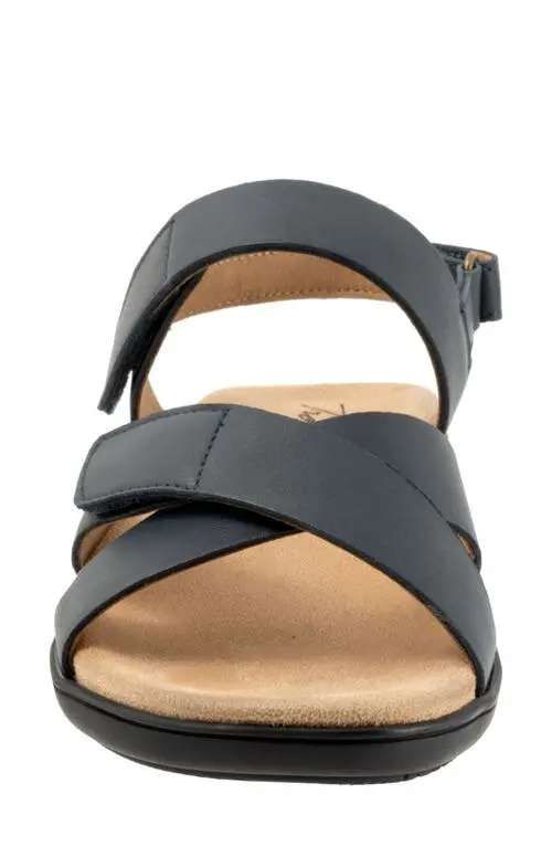 Trotters River Slingback Sandal - Navy