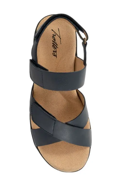 Trotters River Slingback Sandal - Navy