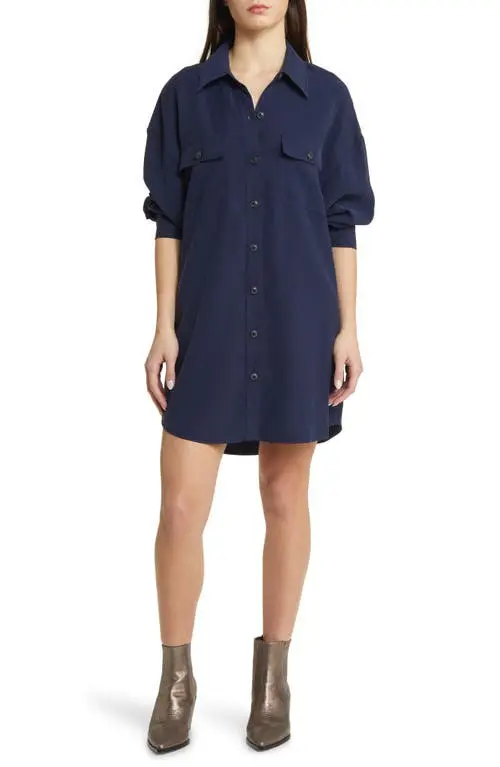 WAYF Huxley Long Sleeve Shirtdress