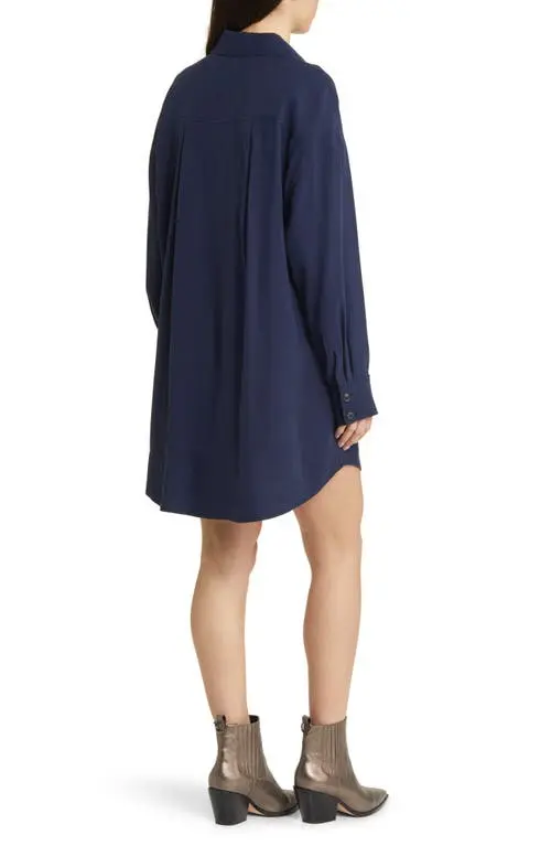 WAYF Huxley Long Sleeve Shirtdress
