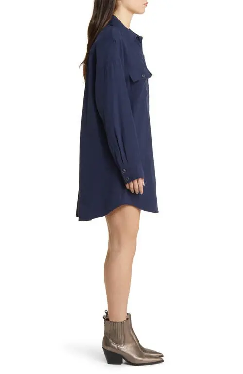 WAYF Huxley Long Sleeve Shirtdress