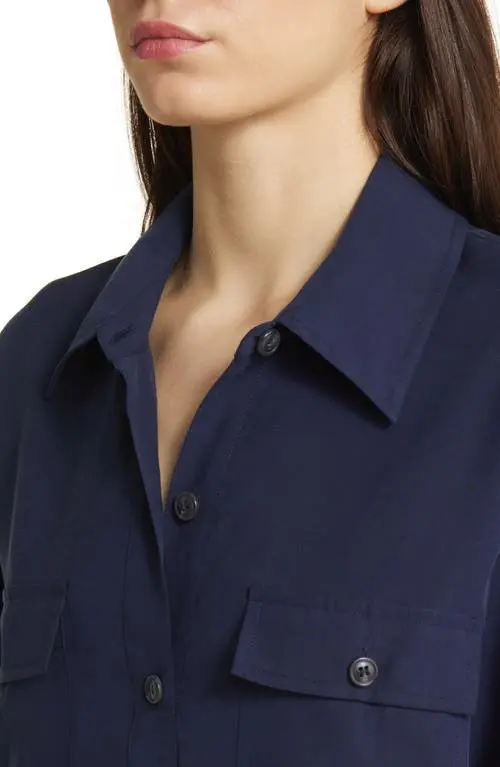 WAYF Huxley Long Sleeve Shirtdress