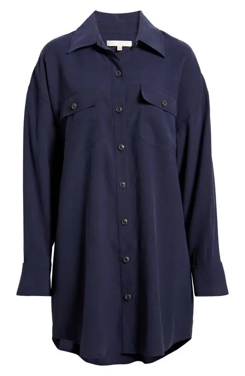 WAYF Huxley Long Sleeve Shirtdress