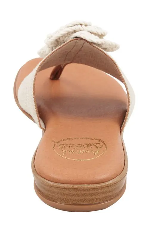 Andre Assous Nara Sandal - Beige Linen