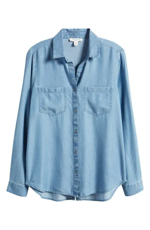 BEACHLUNCHLOUNGE Arlita Chambray Button-up Shirt