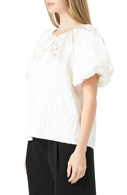 Endless Rose Crinkle Satin Top