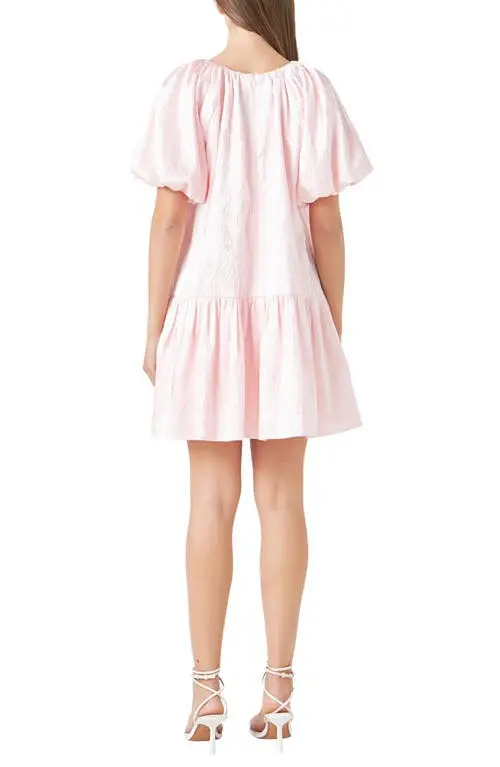 Endless Rose Crinkle Satin Shift Minidress