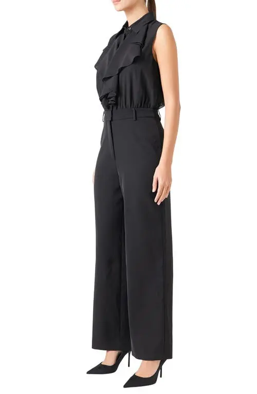 Endless Rose Ruffle Sleeveless Jumpsuit