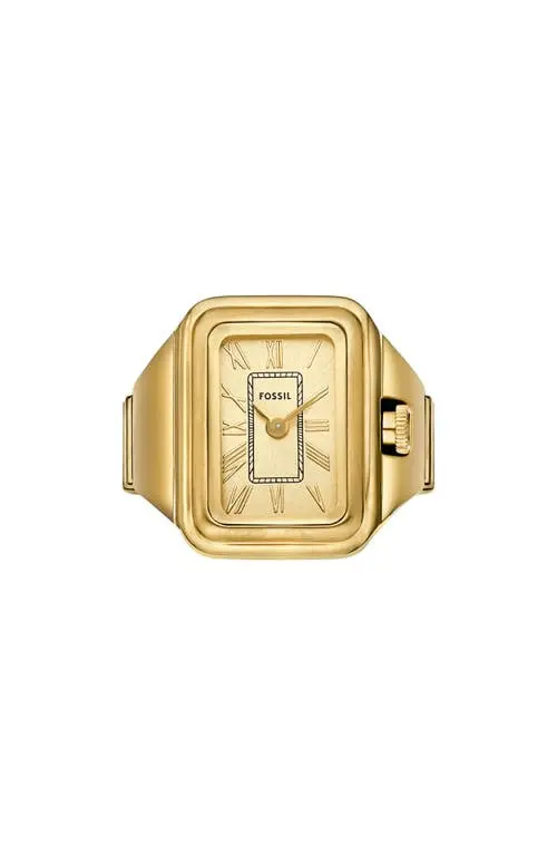 Fossil Raquel Watch Ring - Gold