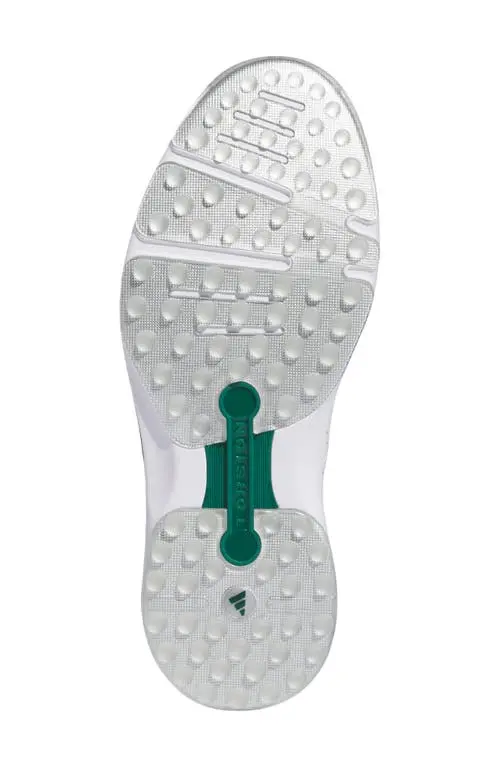 Adidas Mc80 Spikeless Golf Shoe - White/silver/collegiate Green