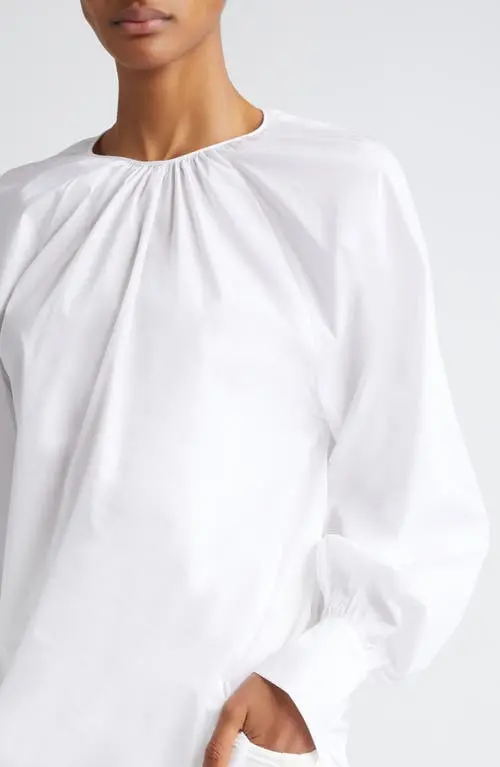 Eleventy Gathered Neck Blouse