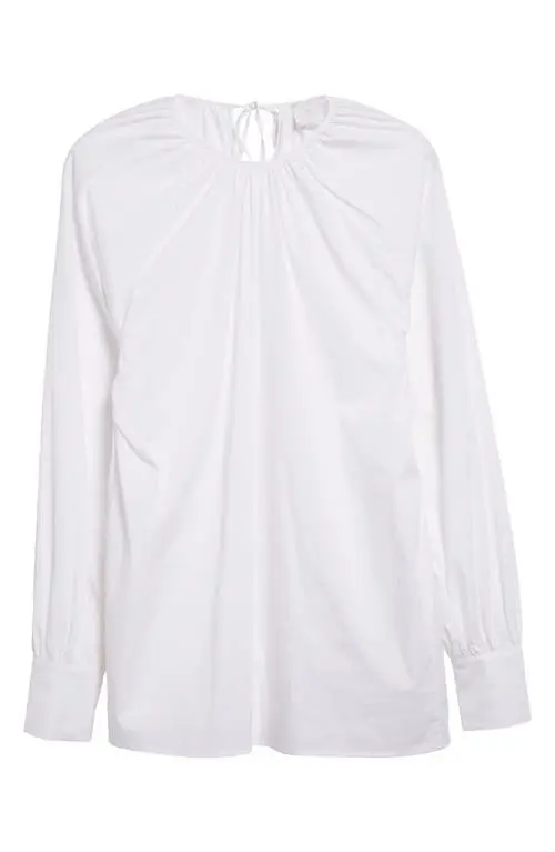 Eleventy Gathered Neck Blouse