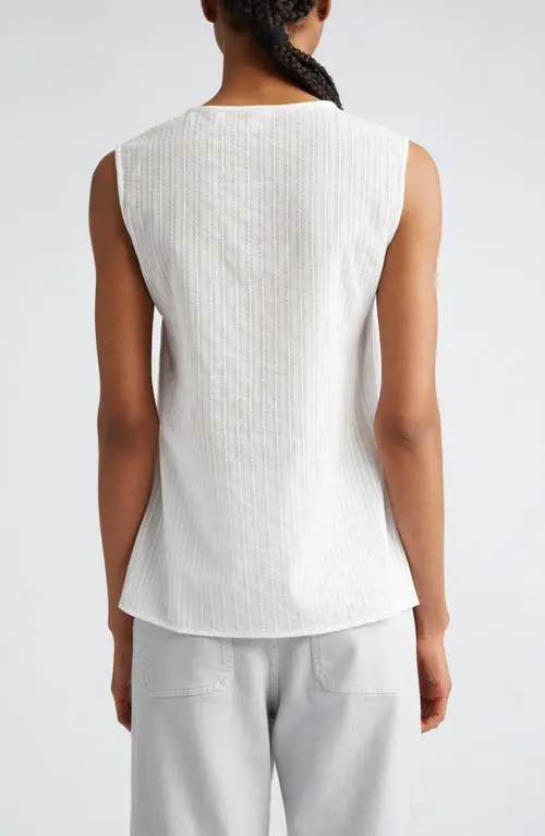 Eleventy Textured Sleeveless Shirt