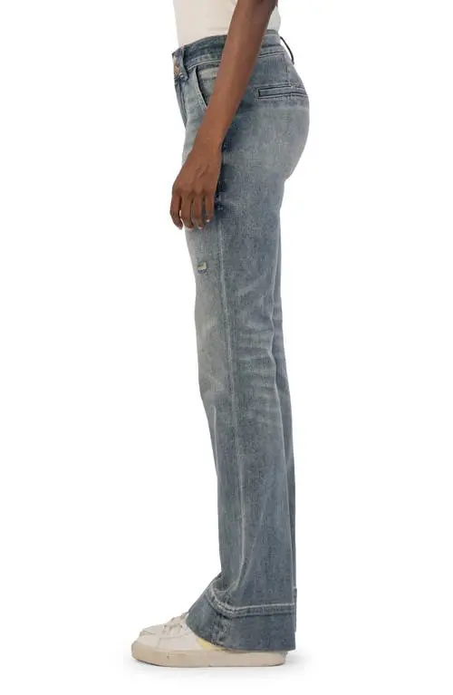 Kut From The Kloth Ana Mid Rise Flare Jeans