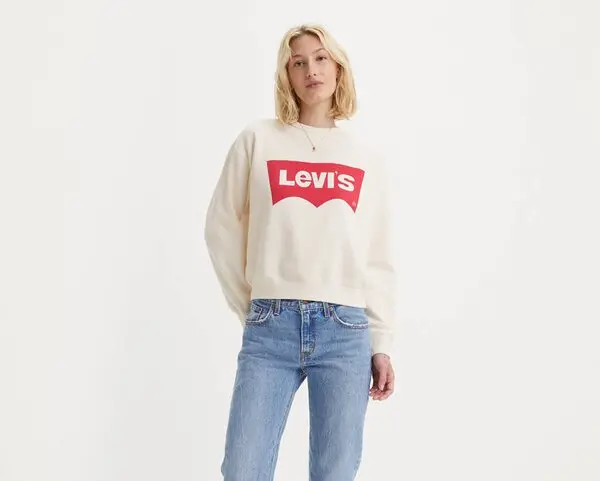 LEVI'S Graphic Signature Crewneck Sweatshirt