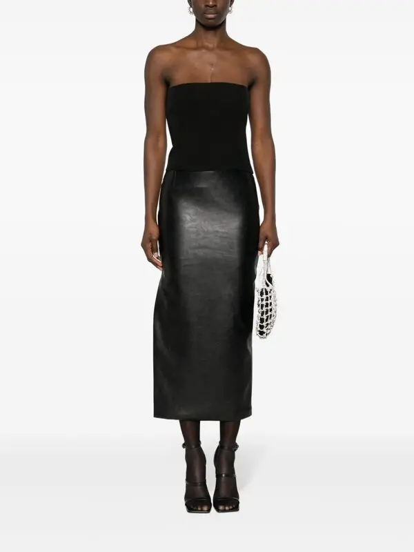 Gauge81 Tona Strapless Top - Black
