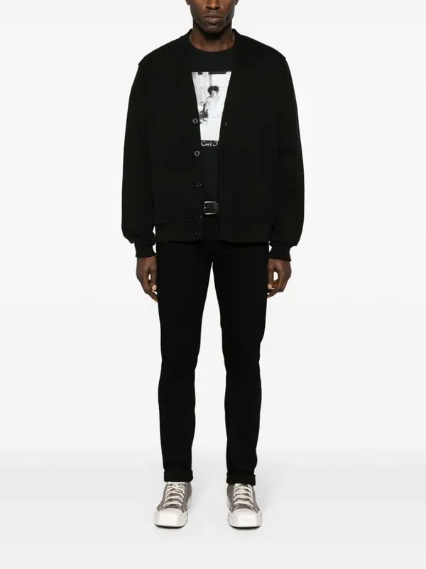 DONDUP George Mid-rise Tapered Jeans - Black