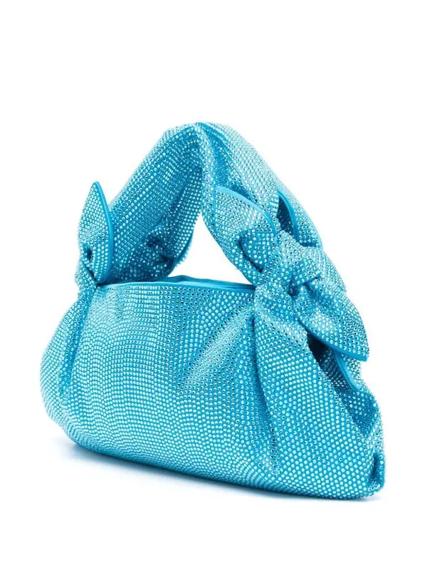 Giuseppe Di Morabito Rhinestone-embellished Knotted Tote Bag - Blue