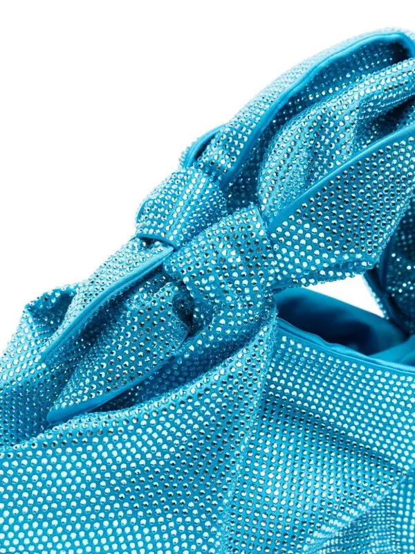Giuseppe Di Morabito Rhinestone-embellished Knotted Tote Bag - Blue