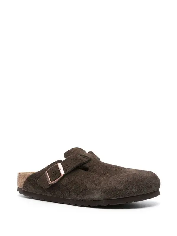 BIRKENSTOCK Boston Suede Slippers