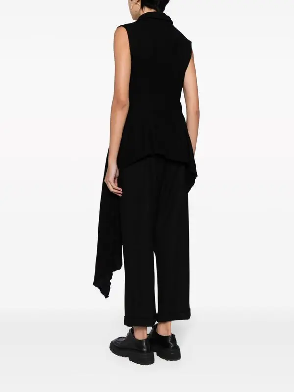 MARC LE BIHAN Draped Wool Vest