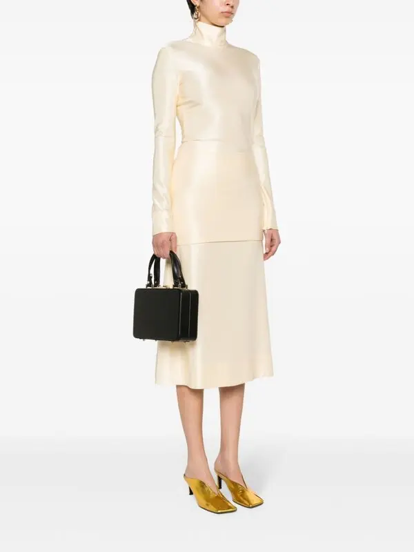 GIANVITO ROSSI Valì Leather Tote Bag - Black