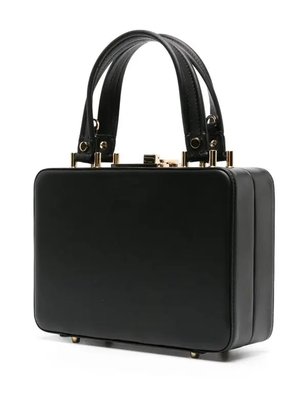 GIANVITO ROSSI Valì Leather Tote Bag - Black