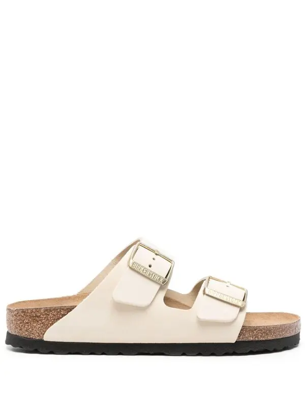BIRKENSTOCK Arizona Leather Sandals - Neutrals