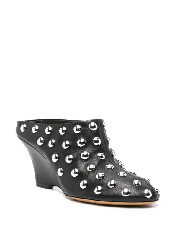 Khaite Apollo 75mm Wedge Mules
