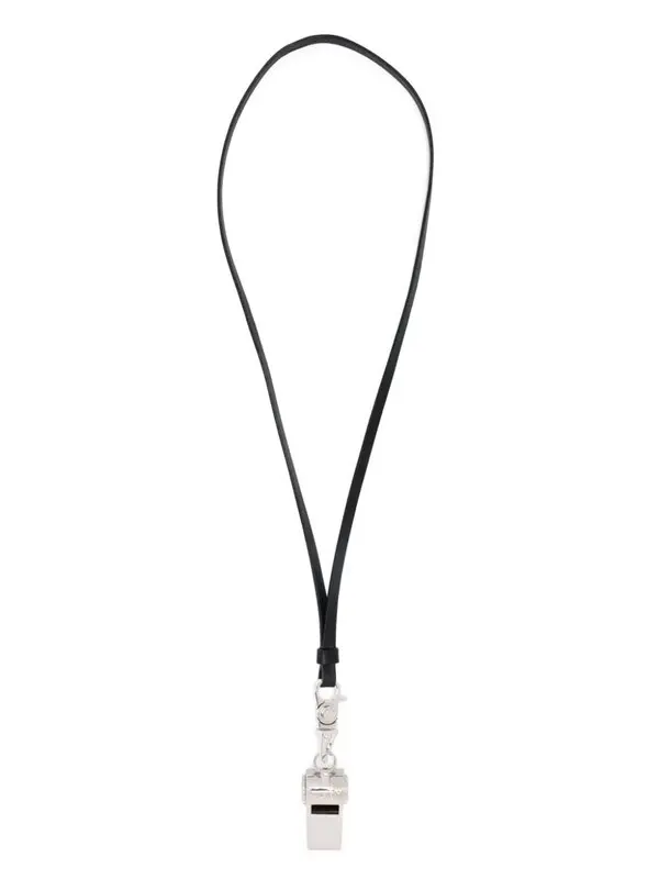AMBUSH Whistle Leather Necklace