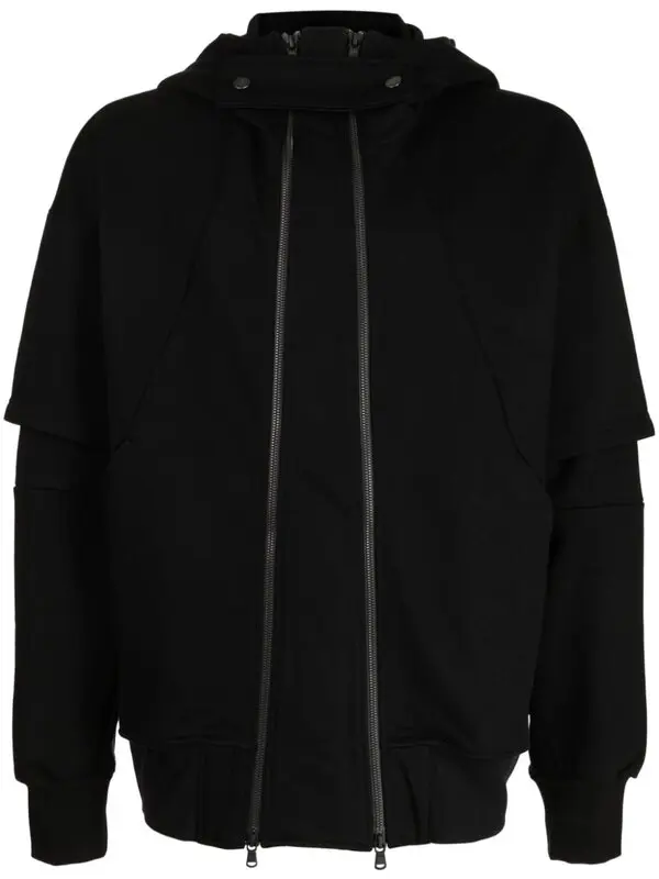 THE VIRIDI-ANNE Double-breasted Zip-up Jacket