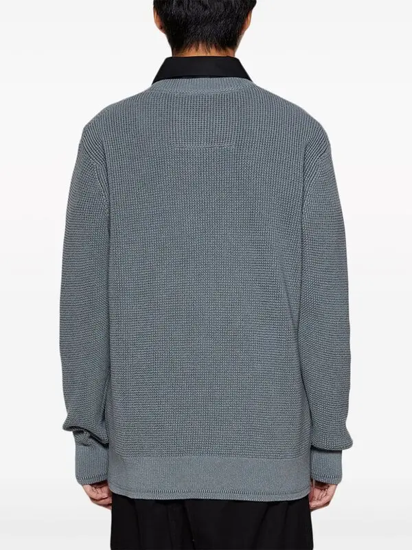 Givenchy Logo-embroidered Waffle-knit Jumper