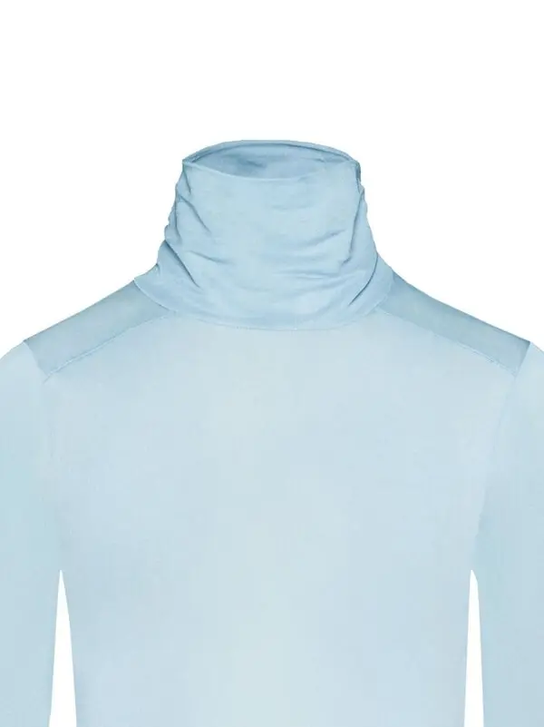 MAISON MARGIELA Four-stitch Sheer Bodysuit - Blue