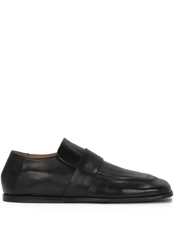 Marsèll Spatola Square-toe Leather Loafers