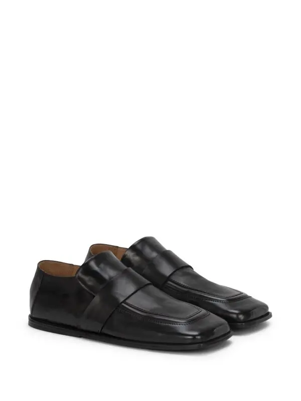 Marsèll Spatola Square-toe Leather Loafers